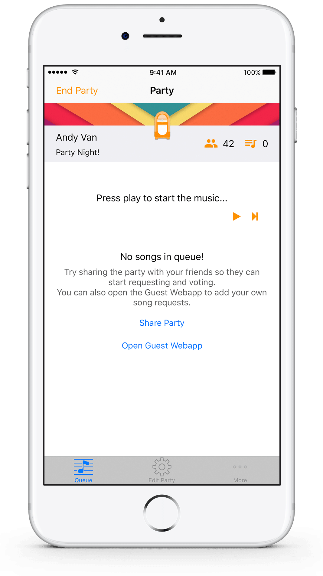 How to run the Jukestar party jukebox app on your iPhone or iPad - Jukestar